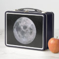 FULL MOON Custom Metal Lunch Box | Zazzle