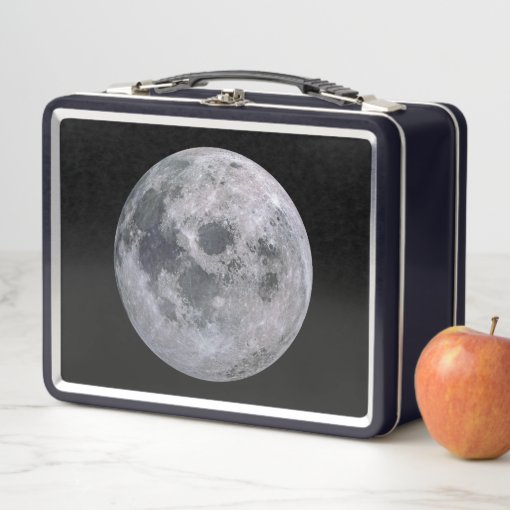 FULL MOON Custom Metal Lunch Box | Zazzle