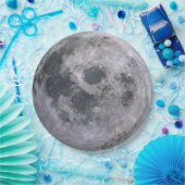 FULL MOON Custom Paper Plates | Zazzle