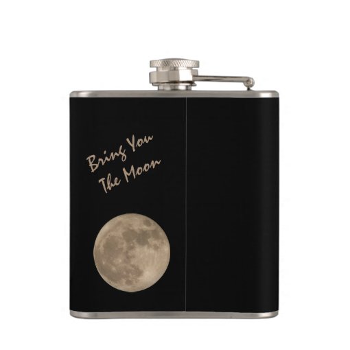 Full Moon Flask Personalized Moon Flask Moon Gifts | Zazzle