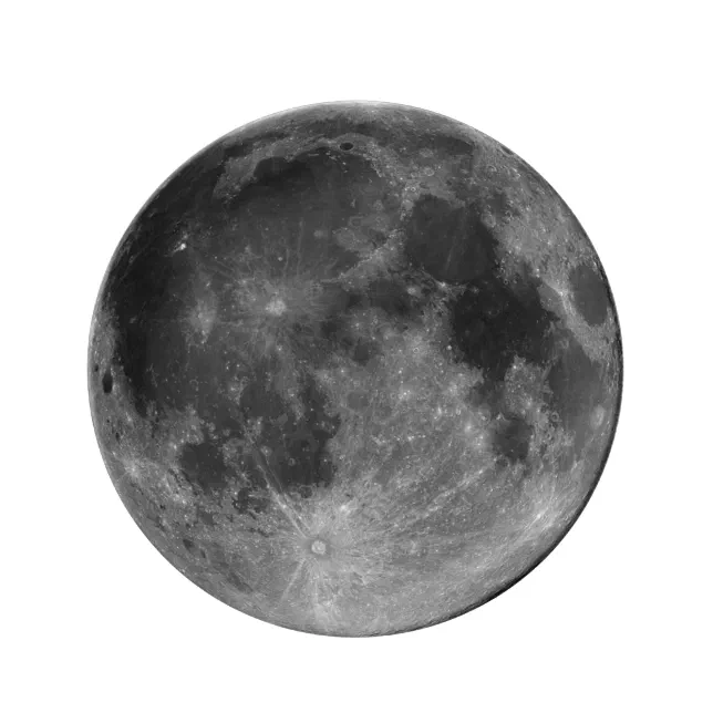 Full Moon in HD Plate | Zazzle