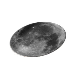 Full Moon in HD Plate | Zazzle