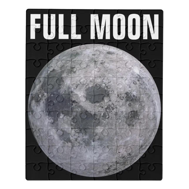 FULL MOON Kids Acrylic Jigsaw Puzzle | Zazzle