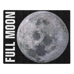 FULL MOON Kids Acrylic Jigsaw Puzzle | Zazzle