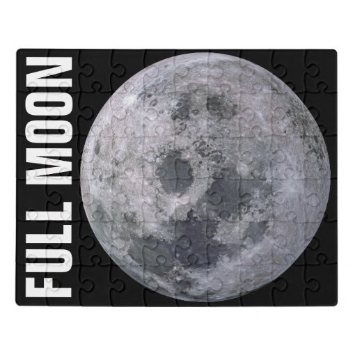 FULL MOON Kids Acrylic Jigsaw Puzzle | Zazzle