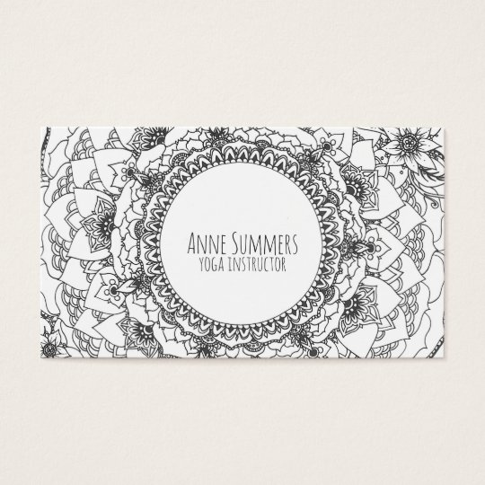 Full Moon Mandala cards | Zazzle.com