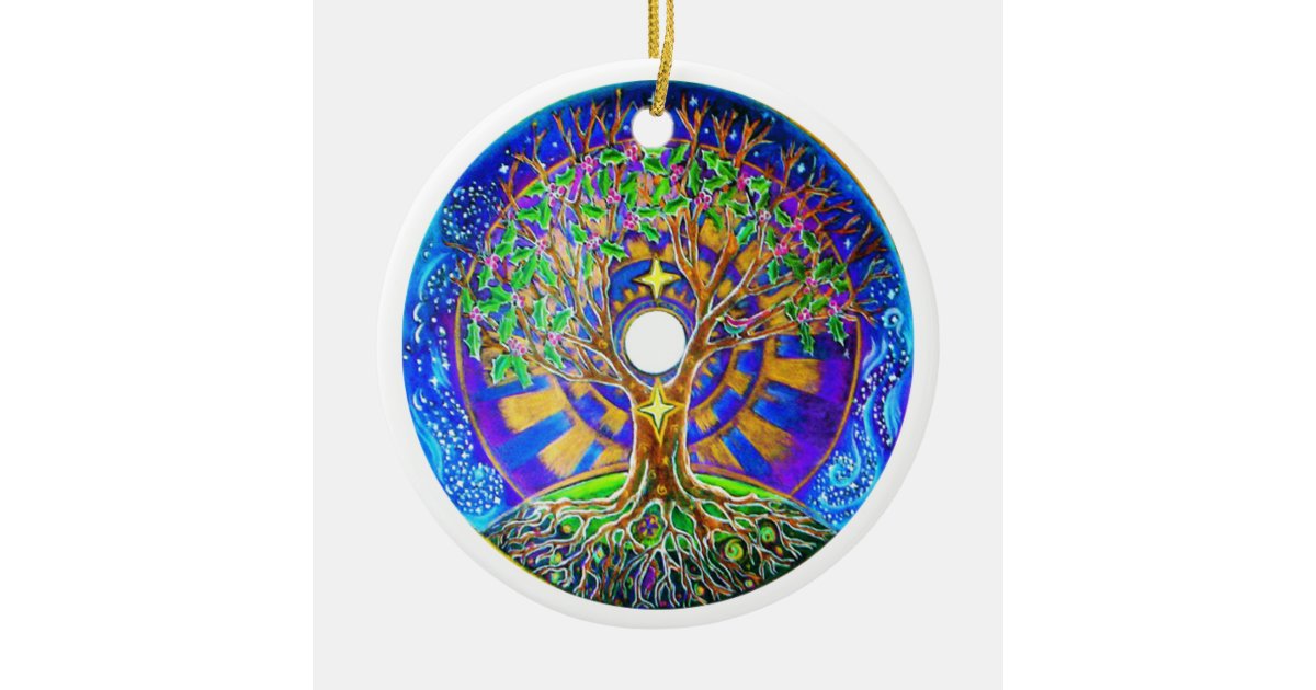 Full Moon Mandala Ornament | Zazzle