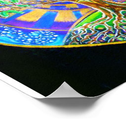 Full Moon Mandala Poster | Zazzle