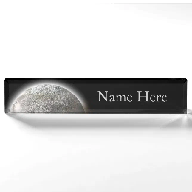 Full Moon Name Plate | Zazzle
