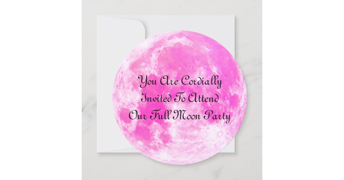 Full Moon Party Invitation | Zazzle