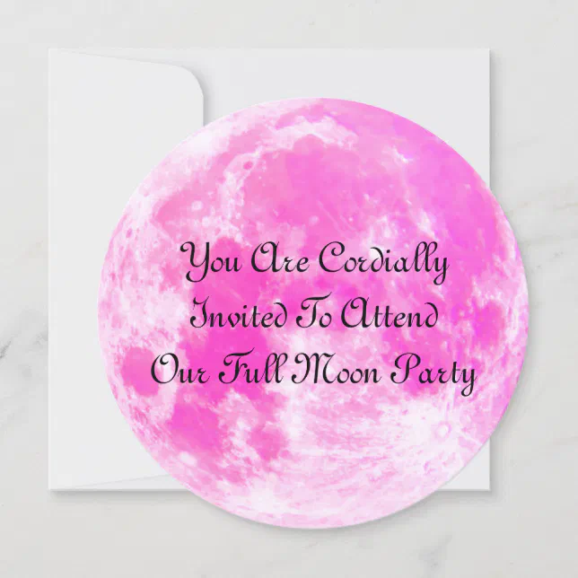 Full Moon Party Invitation | Zazzle