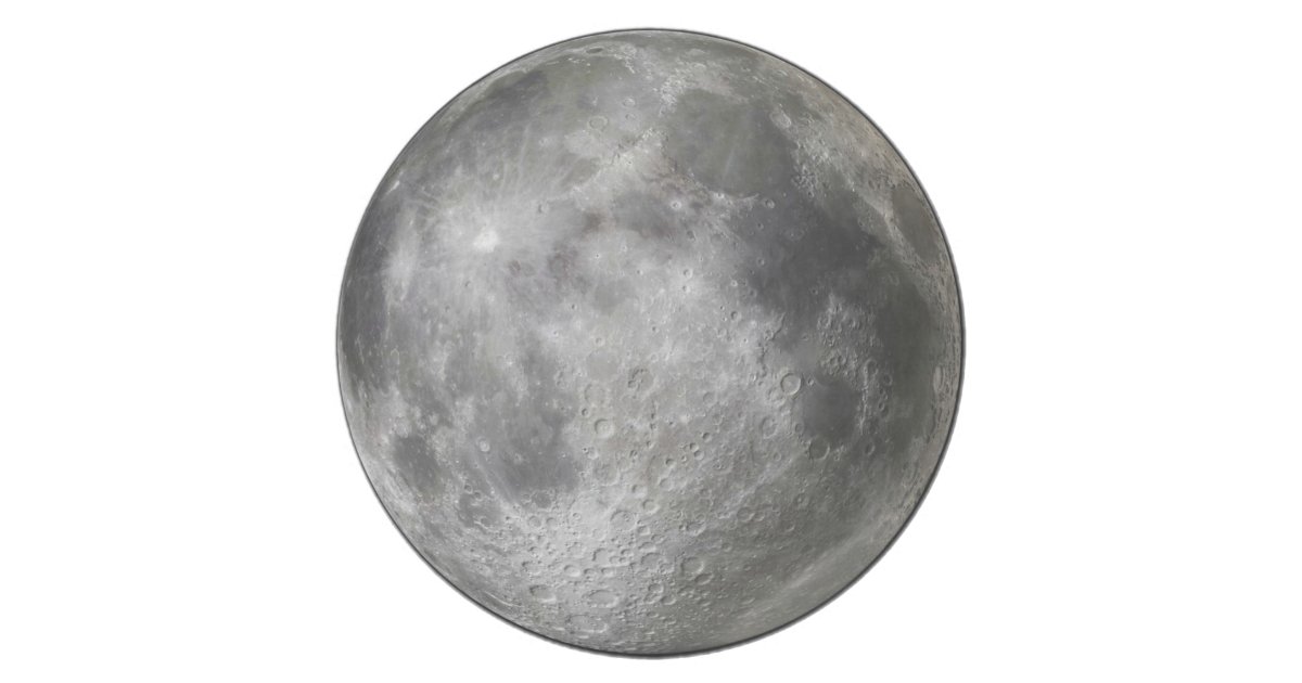 Full moon plate. Why? To freak out werewolves. Melamine Plate | Zazzle