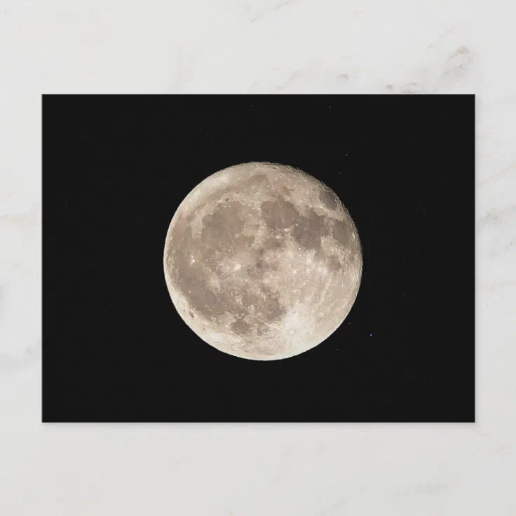 Full Moon Postcard | Zazzle