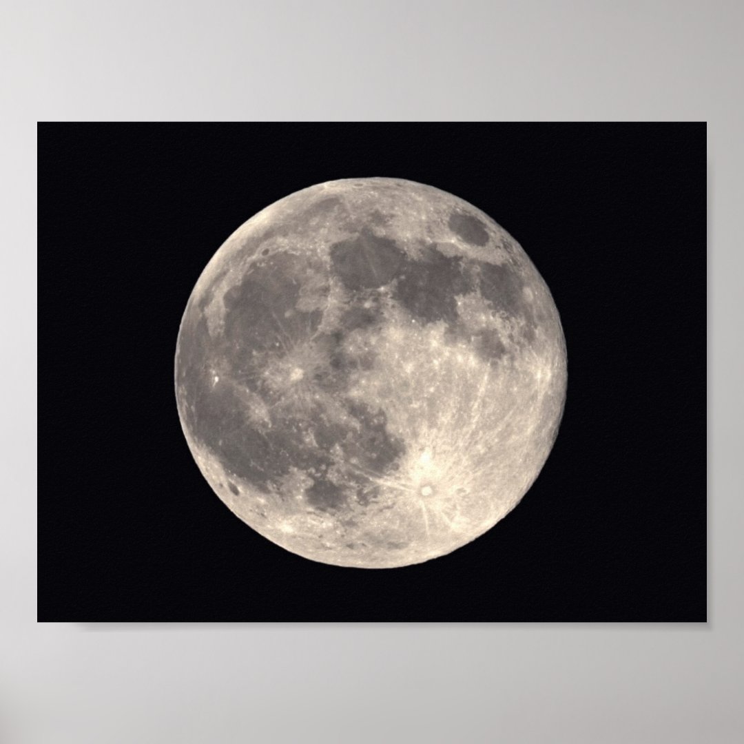 Full Moon Poster | Zazzle