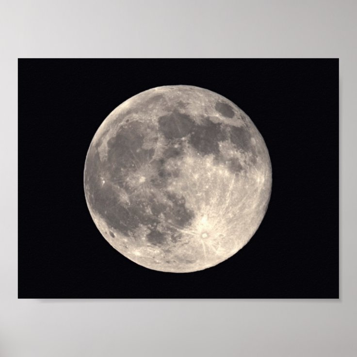Full Moon Poster | Zazzle