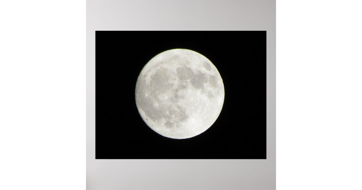 Full Moon Poster | Zazzle