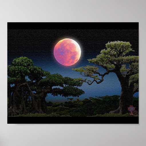 full moon poster | Zazzle