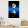 Full moon poster | Zazzle