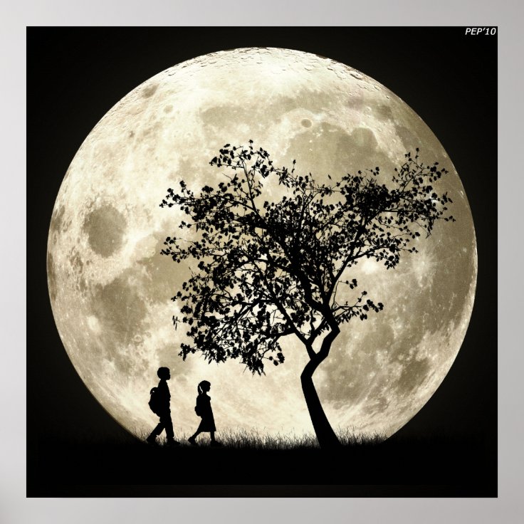 Full Moon Poster | Zazzle