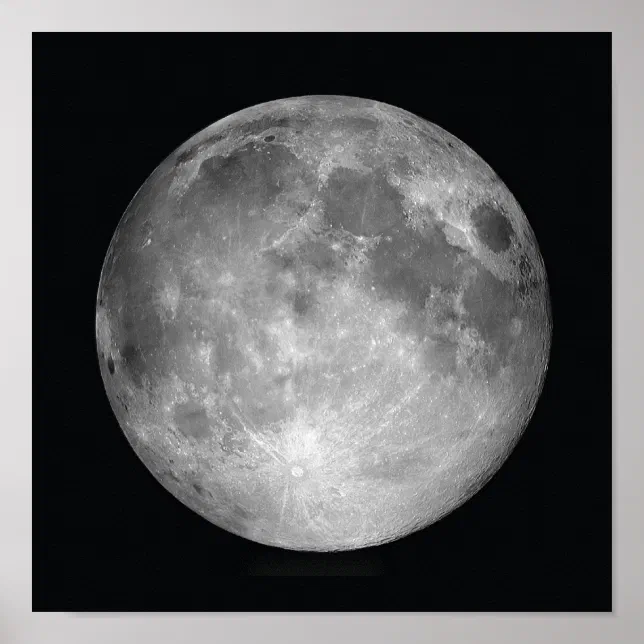 Full Moon Poster Print | Zazzle