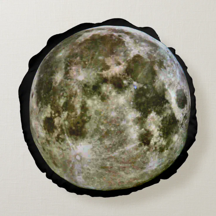 Full Moon Round Pillow. Round Pillow | Zazzle