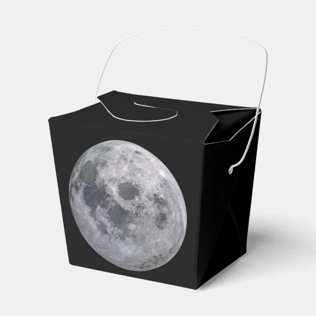 FULL MOON Takeout Favor Box | Zazzle