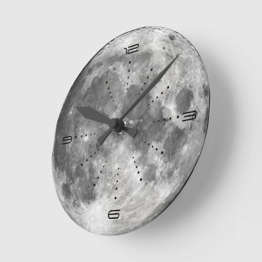 Full Moon Wall Clock | Zazzle