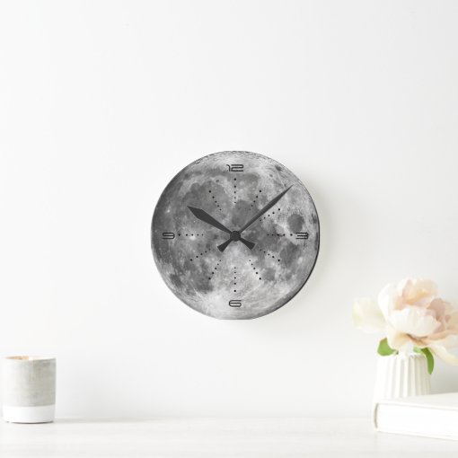 Full Moon Wall Clock | Zazzle