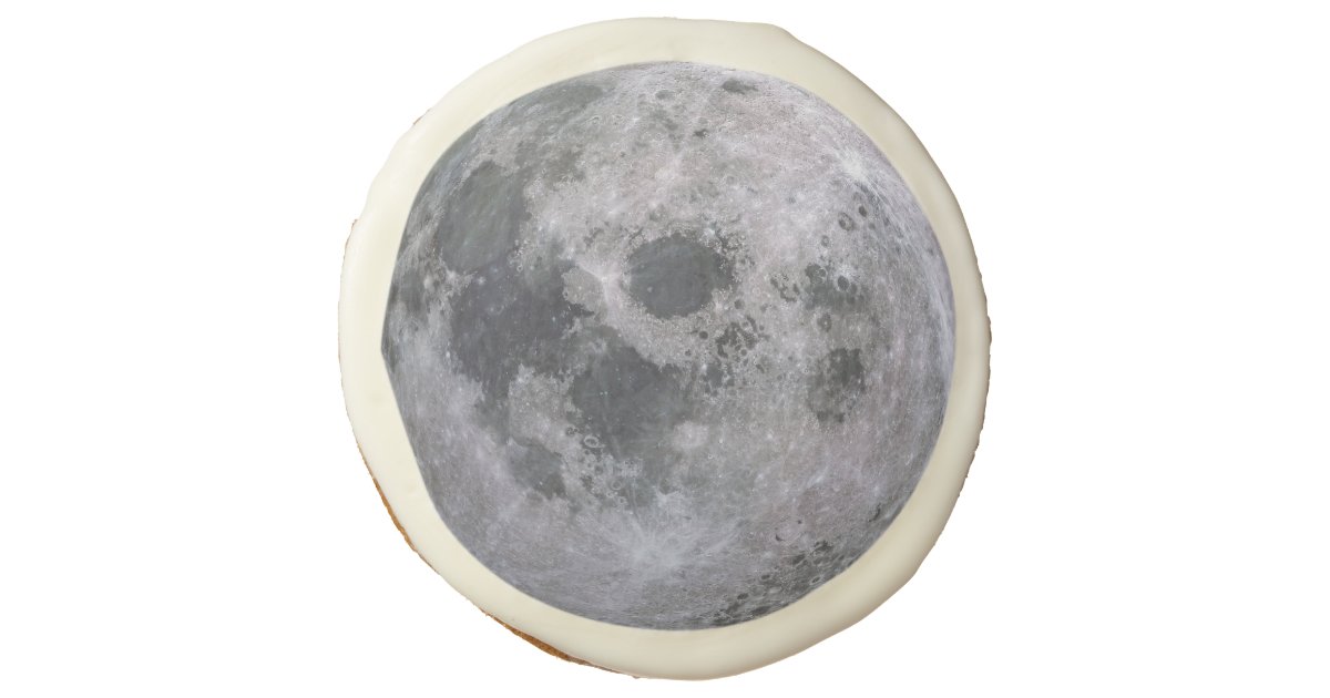 FULL MOON White Chocolate Cookies | Zazzle