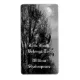 Full Moon with Ravens Custom Bookplate Label | Zazzle