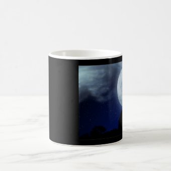 Full Moon Wolf Coffee Mug | Zazzle