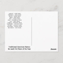 Full Moons Postcard | Zazzle