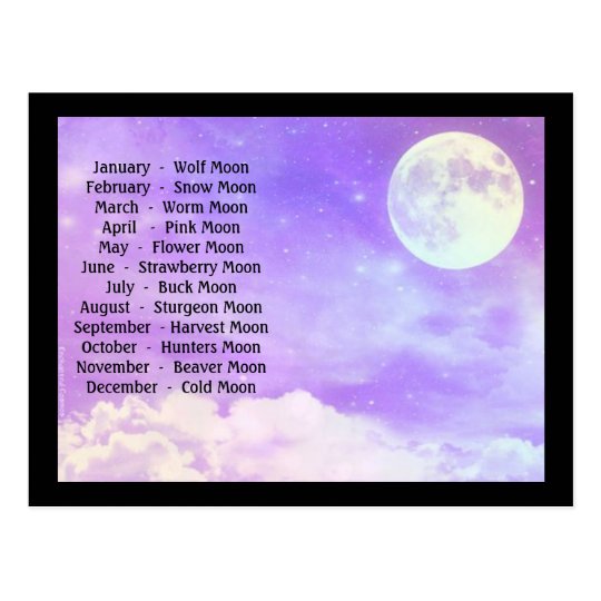 Full Moons Postcard | Zazzle.com