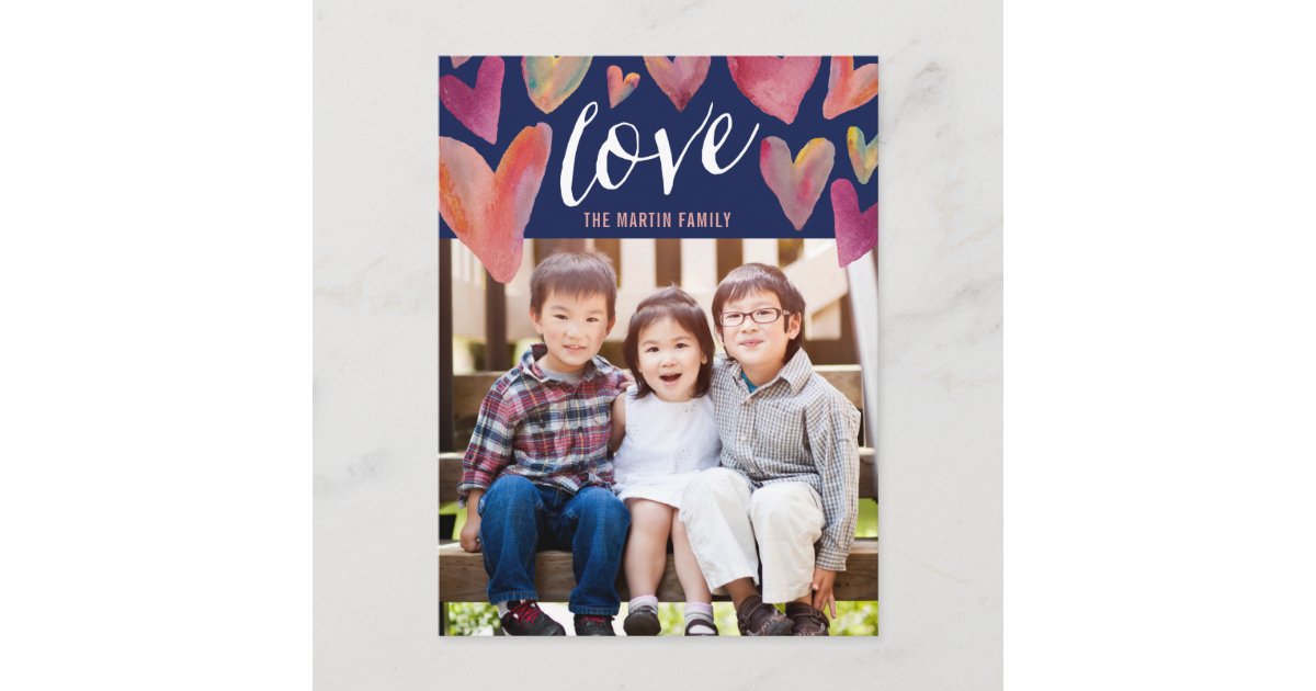Full of Love Valentine's Day Postcard | Zazzle