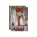 Full Photo Merry Christmas, Rustic Wood Holiday Card | Zazzle