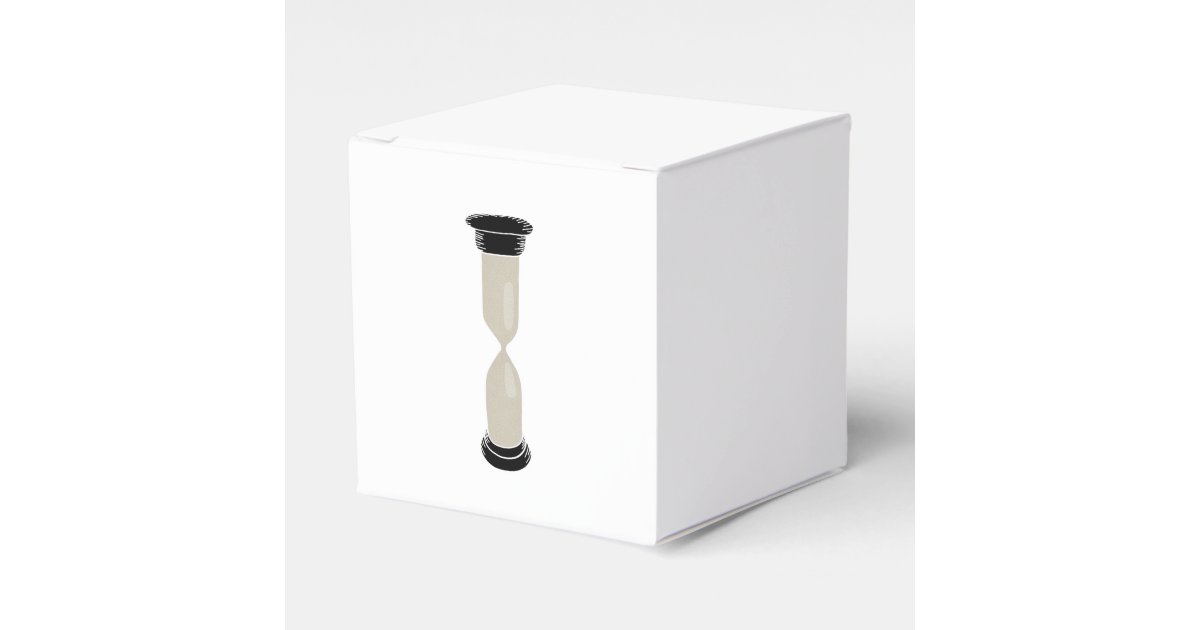 Full Sand Hourglass Create Your Own Caption Favor Boxes Zazzle
