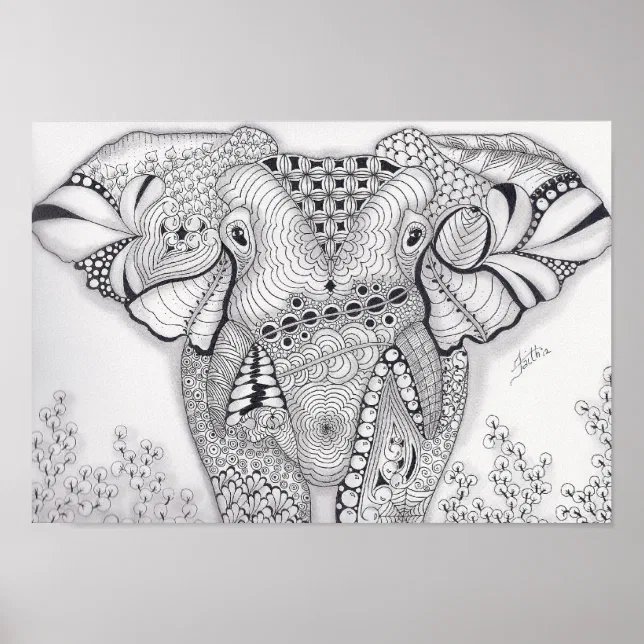 Full Size Elephant Poster | Zazzle