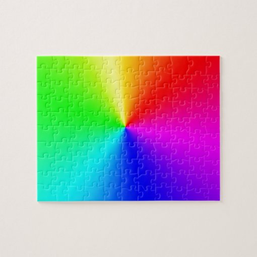 Full Spectrum Rainbow Jigsaw Puzzle | Zazzle