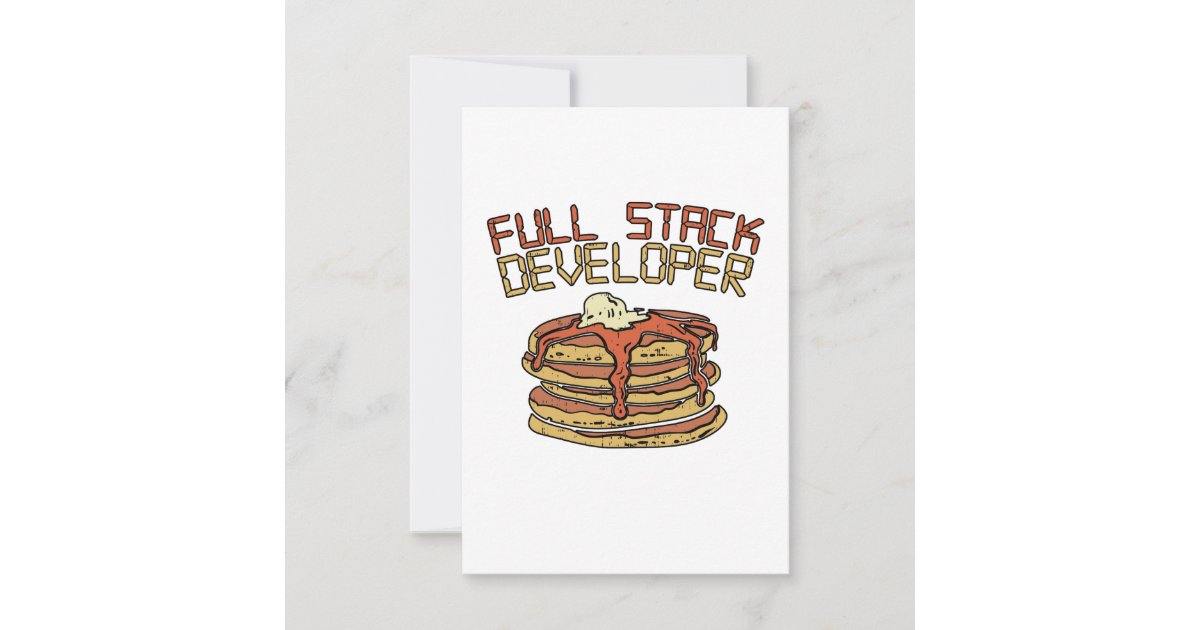 Full Stack Developer Software Programmer Pun Gift Card | Zazzle