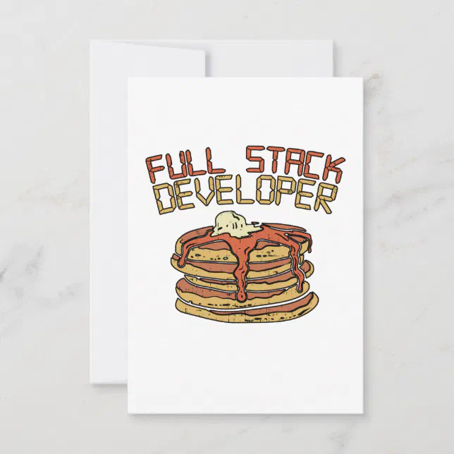 Full Stack Developer Software Programmer Pun Gift Card | Zazzle Full Stack Developer Software Programmer Pun Gift Card | Zazzle