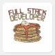 Full Stack Developer Software Programmer Pun Gift Square Sticker | Zazzle