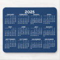 Full Year View Calendar - horizontal Mouse Pad | Zazzle