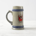 FULLER FAMILY CREST - FULLER COAT OF ARMS BEER STEIN | Zazzle