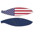 Fullsize Basketball with Flag of Alaska, USA | Zazzle