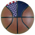 Fullsize Basketball with Flag of Alaska, USA | Zazzle