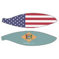 Fullsize Basketball with Flag of Delaware, USA | Zazzle