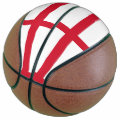 Fullsize Basketball with Flag of England, UK | Zazzle
