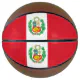 Fullsize Basketball with Flag of Peru | Zazzle