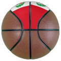 Fullsize Basketball with Flag of Peru | Zazzle