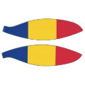Fullsize Basketball with Flag of Romania | Zazzle
